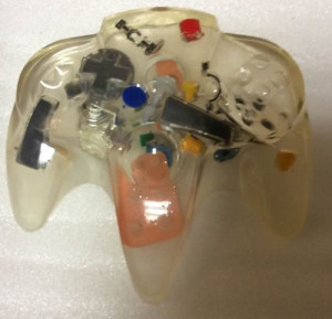 Bizarre Nintendo 64 controller art - N64 Squid
