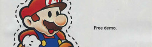 Nintendo 64 ad: Paper Mario cutout - N64 Squid