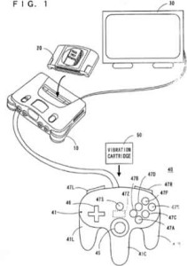 Nintendo 64 patent: Rumble pak - N64 Squid