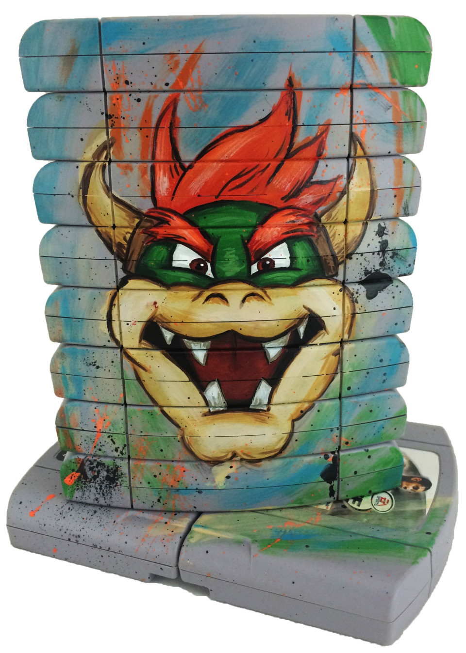 Nintendo 64 cartridge art by Mike Vetrone - N64 Squid