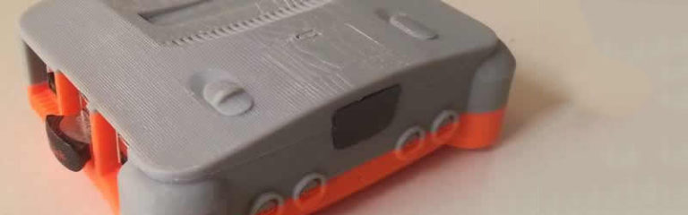 3D-printed Nintendo 64 Raspberry Pi case - N64 Squid