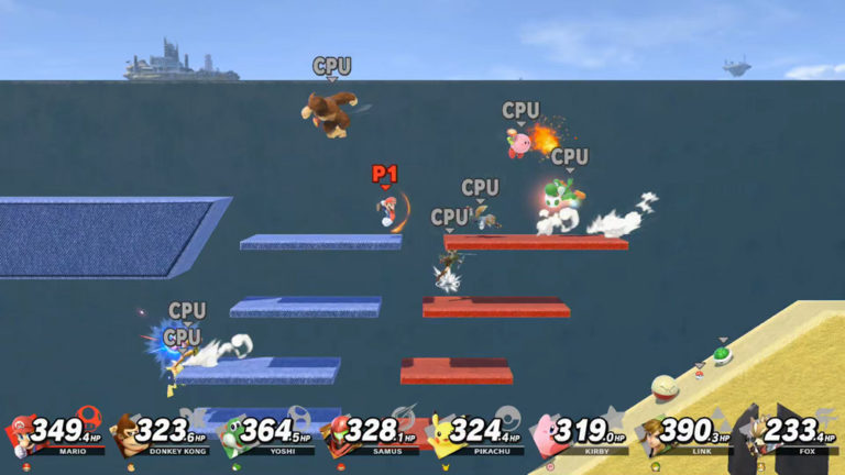 Smash 64 menu stage in Smash Ultimate - N64 Squid